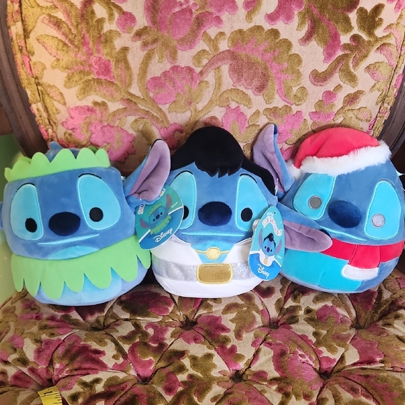Disney | Toys | Squishmallow Disney Stitch Trio Plush Collection With ...
